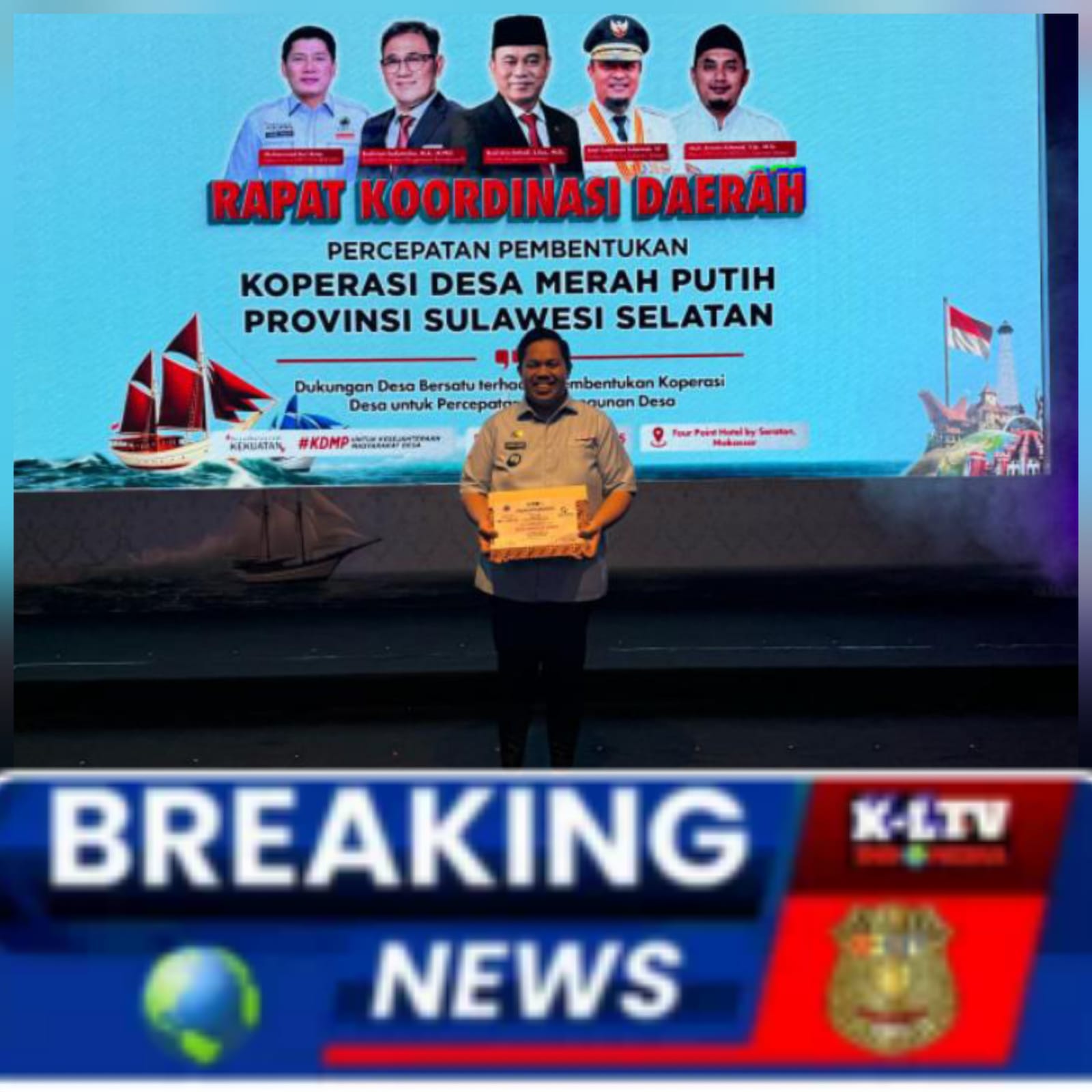 Kepala Desa Pitue Raih Penghargaan Nasional: Pelopor Pendirian Koperasi ...