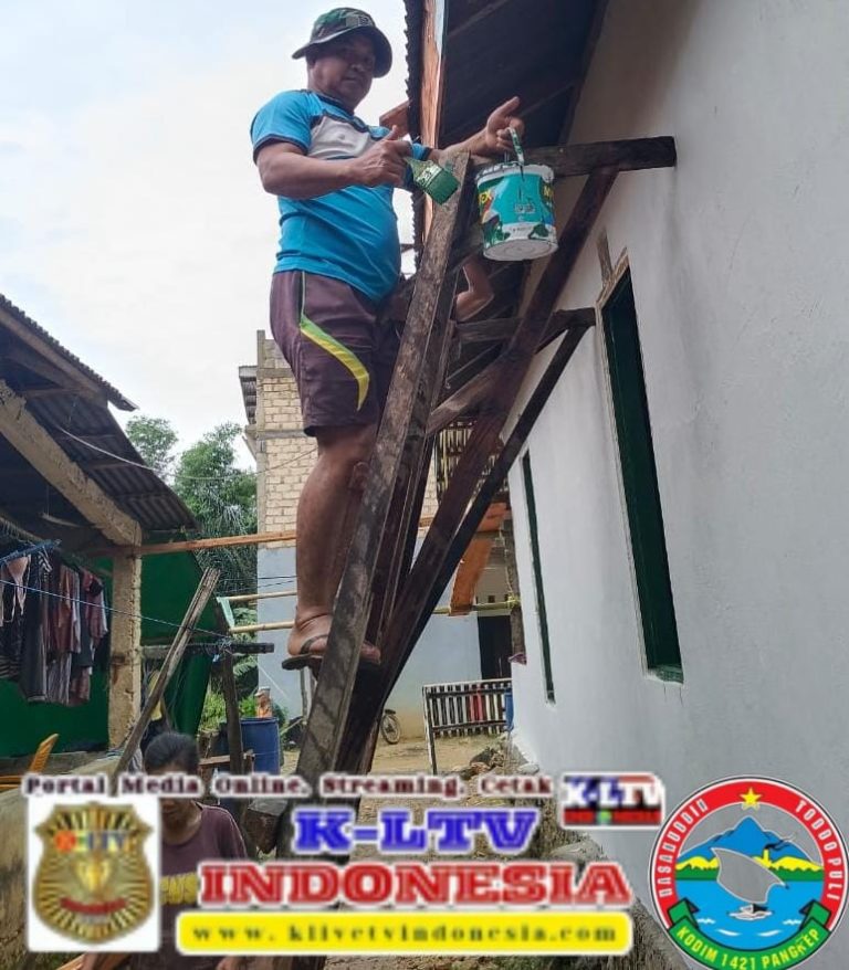 Koramil 1421-01 Balocci-Tondong Tallasa Sulap Rumah Tidak Layak Huni ...